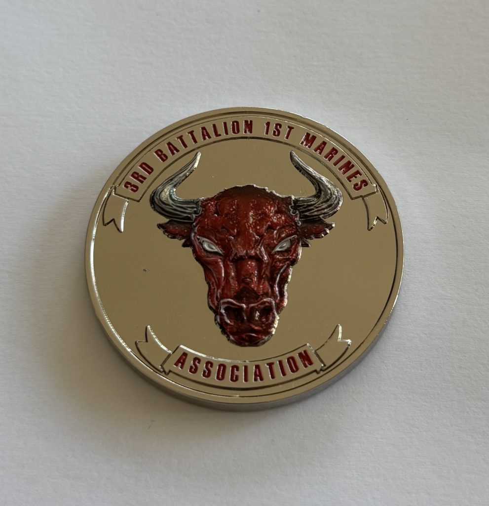 250th USMC Birthday Challenge Coin – 3rd Battalion 1st Marines Association